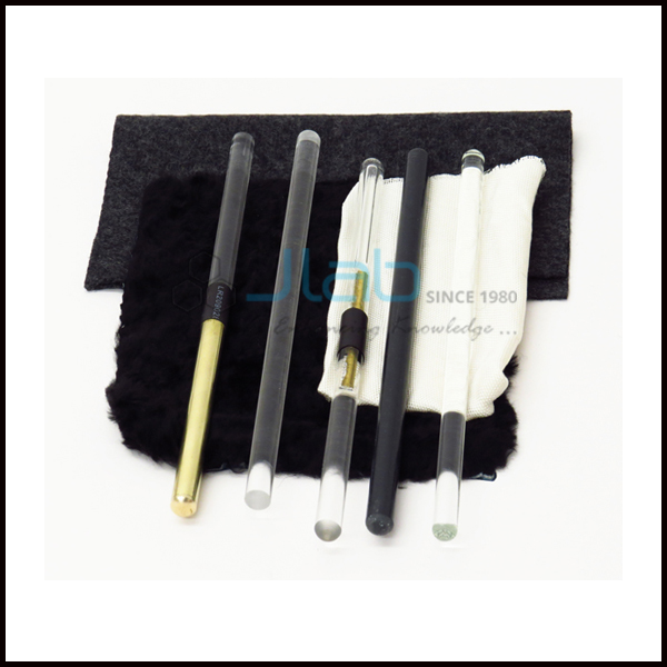 Electrostatic Friction Rod and Fur Set of 8 JLab India, Manufacturers ...