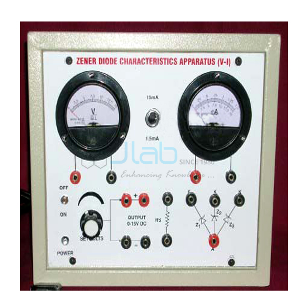 Zener Diode Characteristics Apparatus Forward and Reverse V-I Characteristics India ...